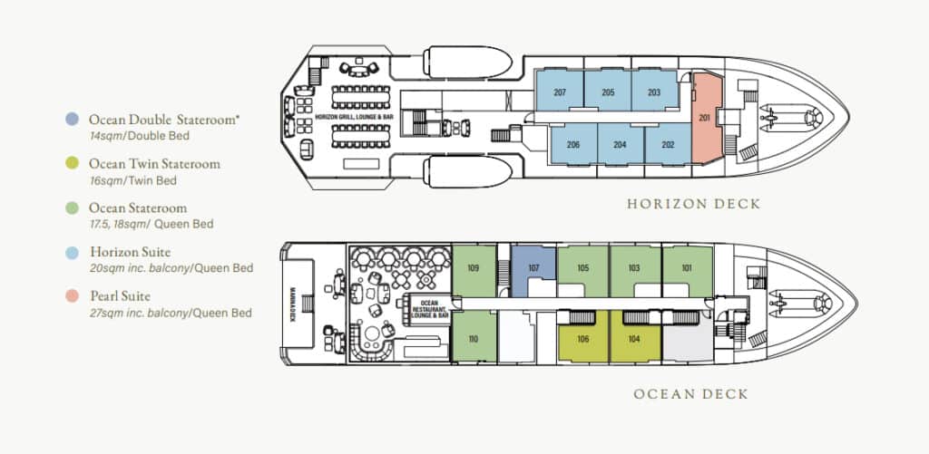 Paspaley Pearl Boutique Expedition Ship with Pearl Expeditions